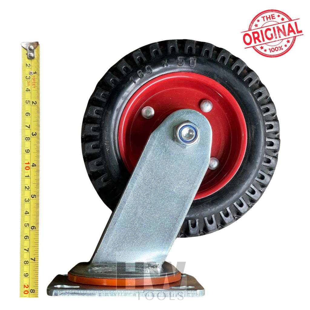 Jual Roda Karet Kembang 6 Inch Hidup Roda Gerobak Etalase Troli Steling ...
