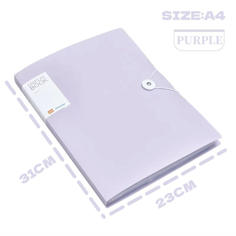 Jual Display Book / Map File Dokumen A4 30 Halaman Warna Pastel ...