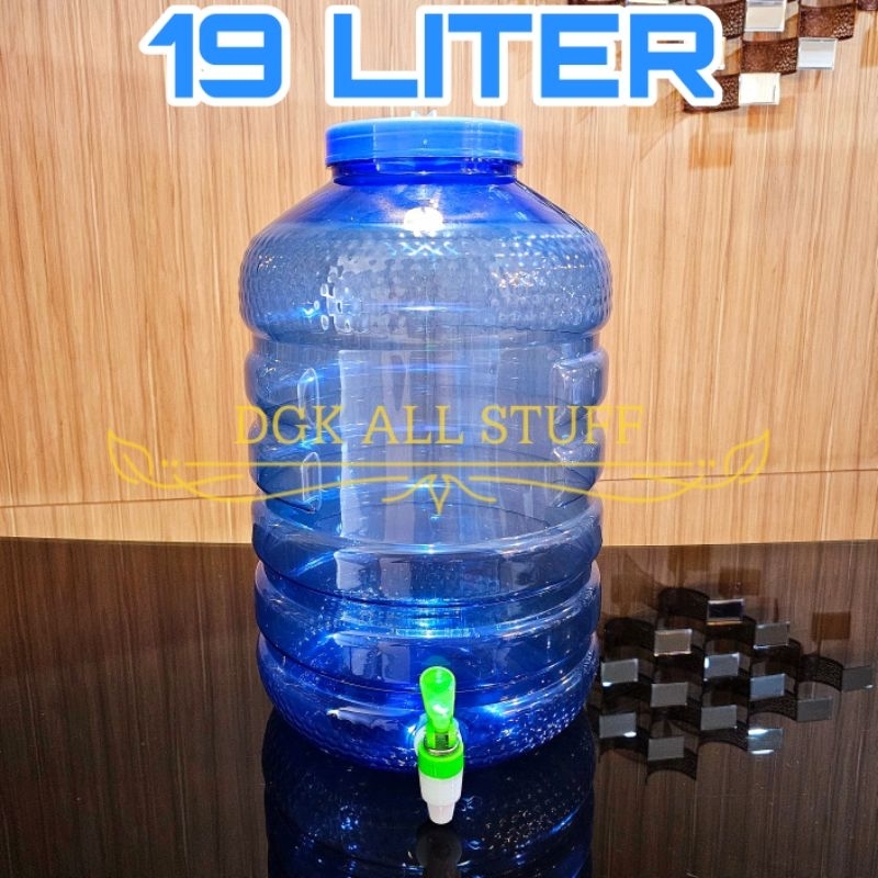 Jual Galon Keran Kran Air Dispenser Air Guci Besar Jumbo 19 Liter 19 ...
