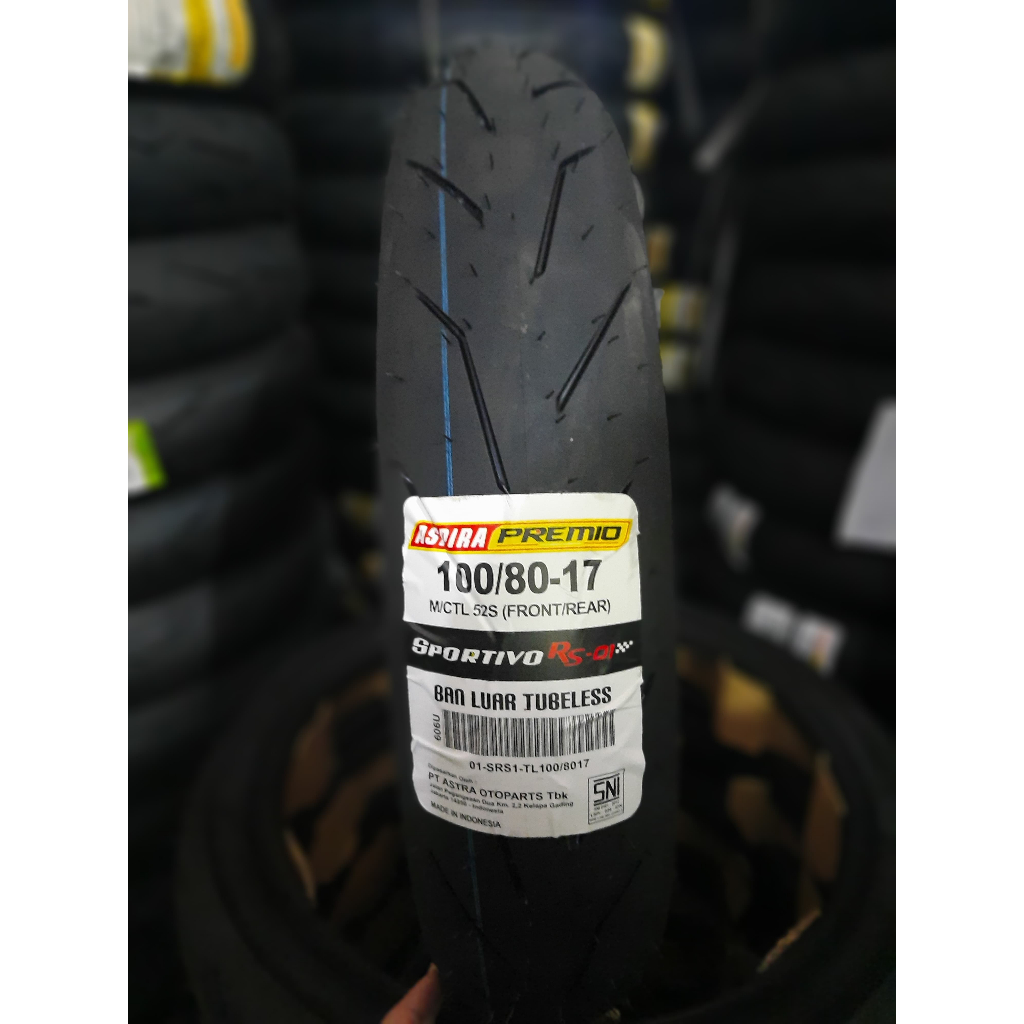 Jual Ban Aspira Premio Sportivo RS-01 100/80-17 F/R Soft Compound - Racing - Tubeless RS01 ...