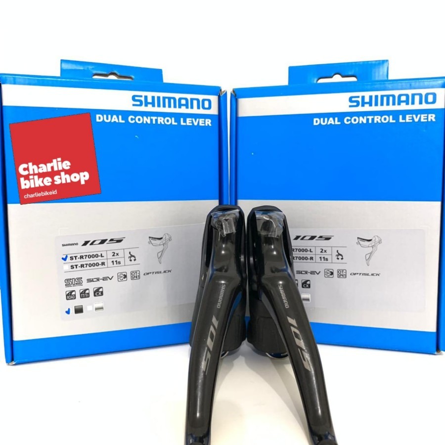 Jual Shimano Brifter Shifter 105 ST-R7000 2 x 11 Speed Rim Brake ...