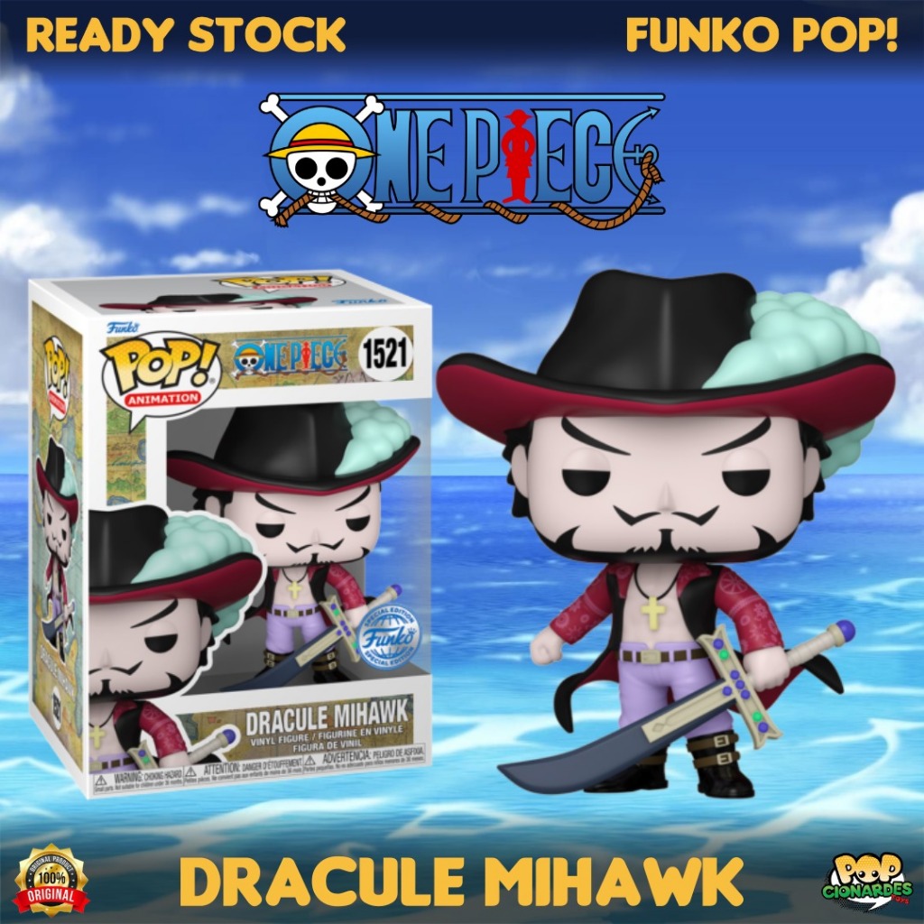 Jual Funko POP! Animation One Piece - Dracule Mihawk (SE) #1521 ...
