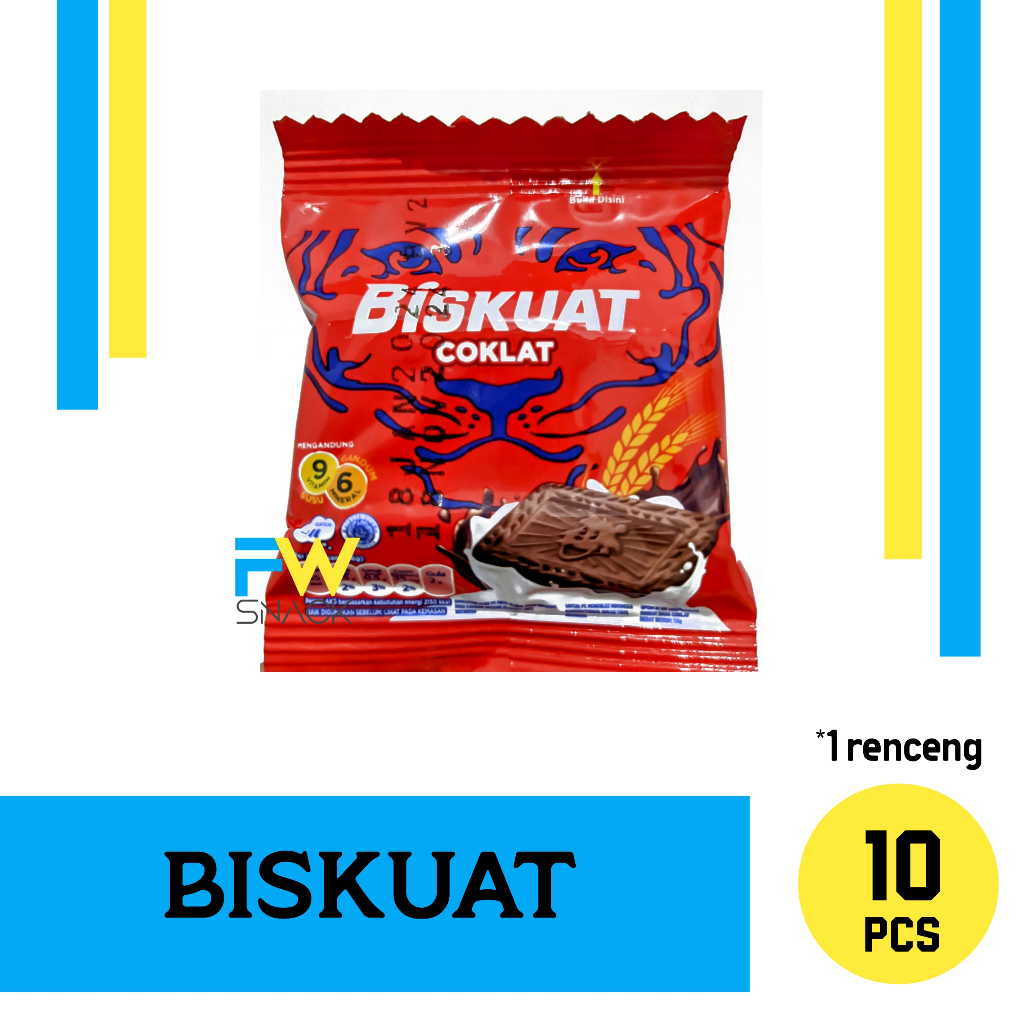 Jual Biskuat biskuit coklat renceng 10 gr | Shopee Indonesia