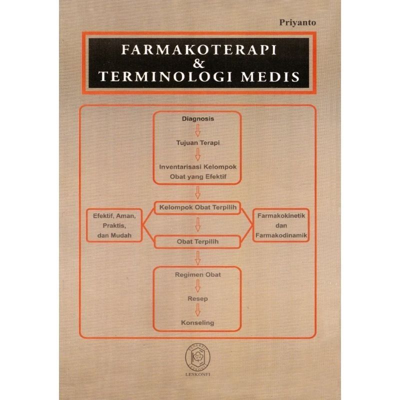 Jual BUKU FARMAKOTERAPI DAN TERMINOLOGI MEDIS PRIYANTO | Shopee Indonesia
