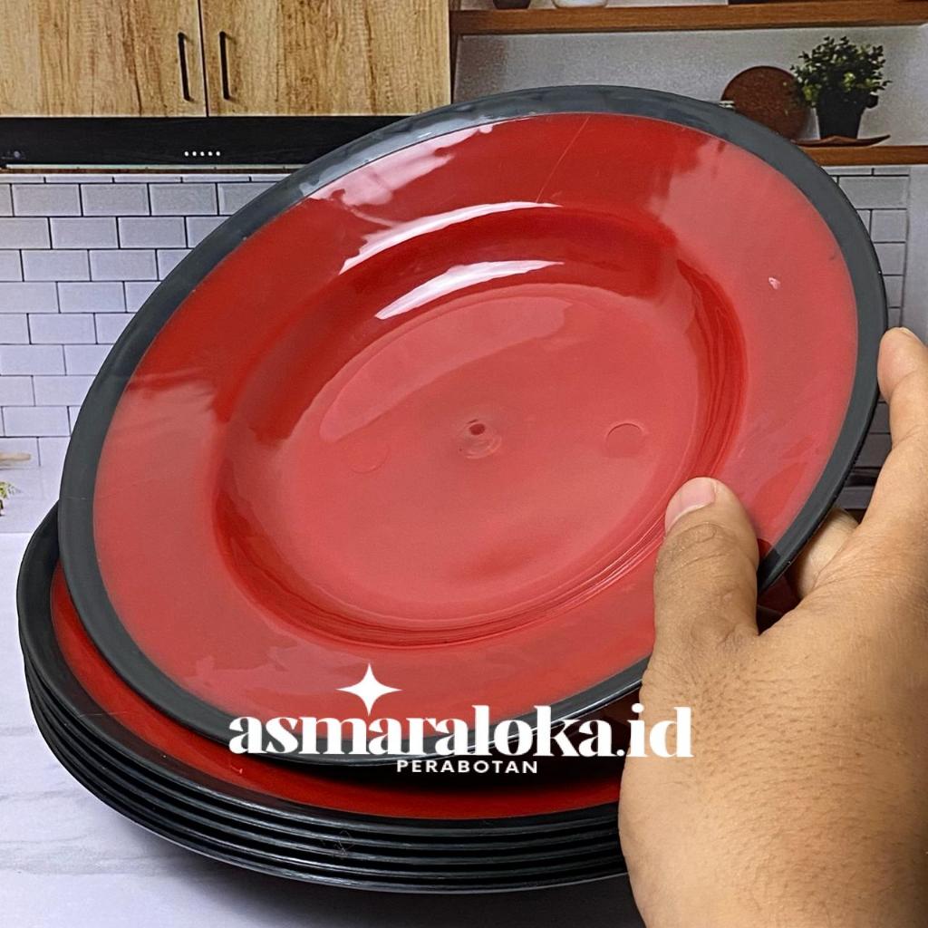 Jual AL - 12 PCS PIRING RAMEN PLASTIK | PIRING MAKAN PLASTIK TEBAL ...