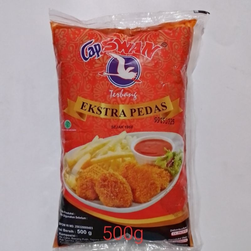 Jual Saus Sambal Swan Extra pedas/ frozen food kemasan 500g | Shopee ...