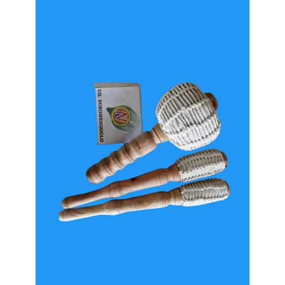 Jual TABUH GONG REOG 1 STEL / REYOG / PEMUKUL GAMELAN / GONG GEDHE ...