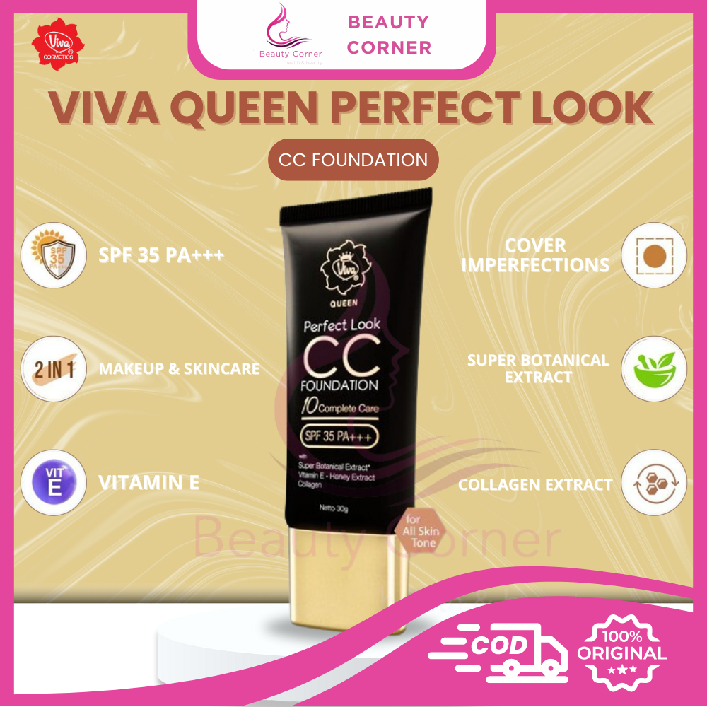 Jual Viva perfect Look CC Foundation - 30gr | Shopee Indonesia