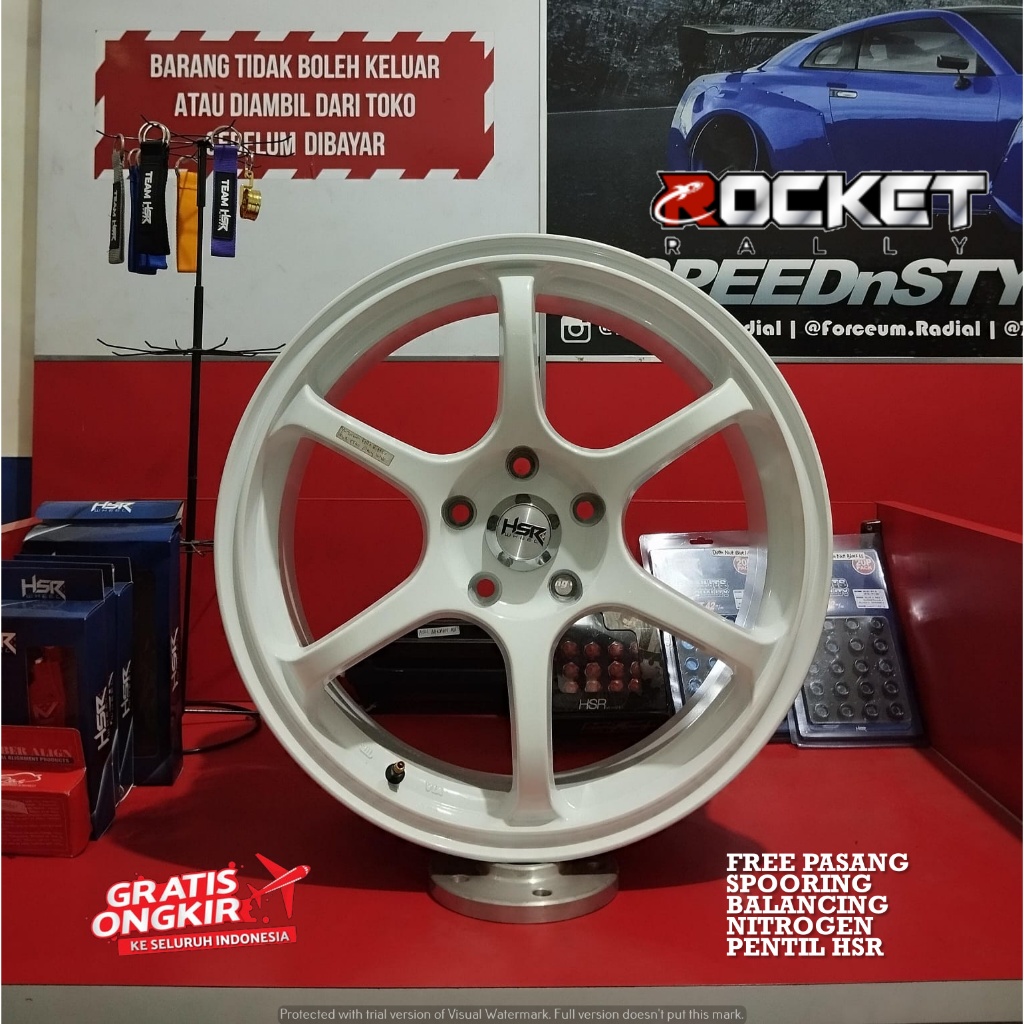 Jual Velg Mobil Ring 18 HSR YUZAWA Baut 5X114,3 Pelek Mobil Civic Terios Innova Venturer Xpander ...