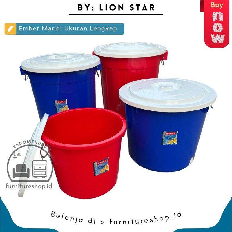 Jual Lion Star - Ember Air Plastik Ukuran 32,50,60,70,80 Liter | Shopee ...
