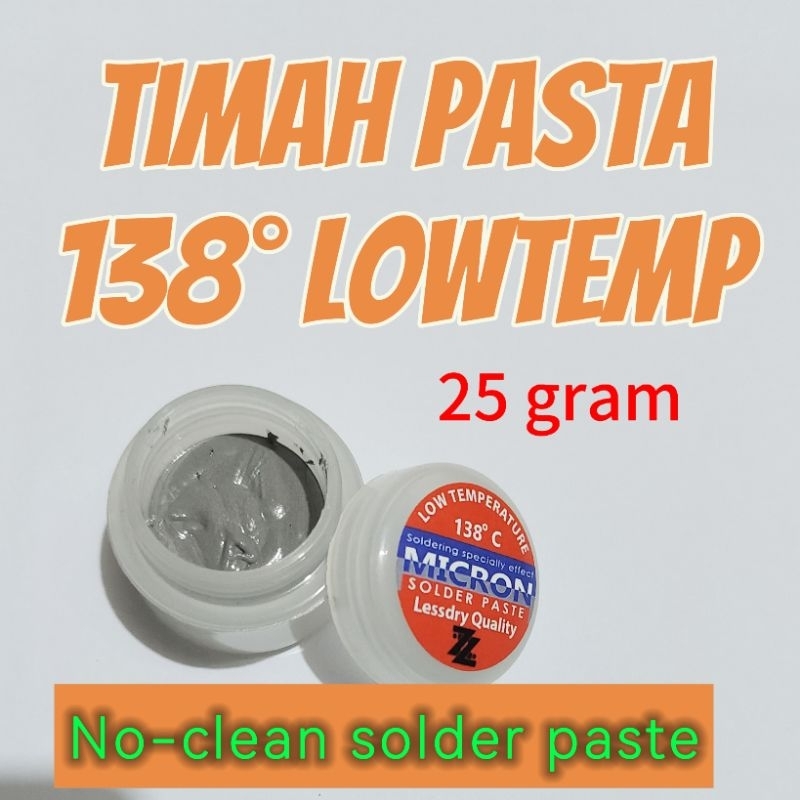 Jual TIMAH PASTA SOLDER - TIMAH CAIR LOW TEMPERATURE 25 GRAM | Shopee ...