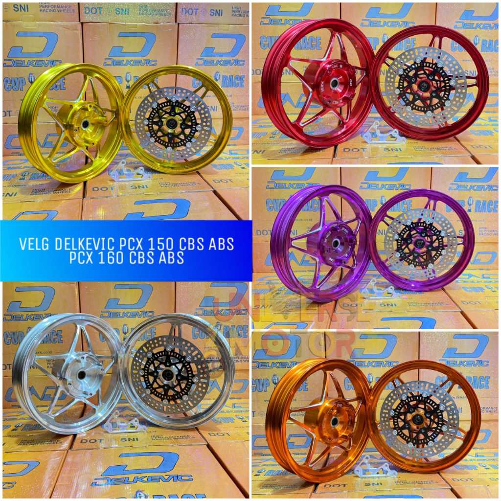 Jual VELG RACING DELKEVIC PCX 150 CBS ABS PCX 160 CBS ABS PAKET ...