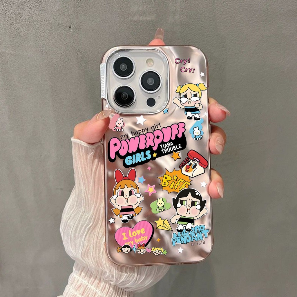 Jual New! Case Power girls Crybaby crying Metalic Texture Wrinkle Case ...