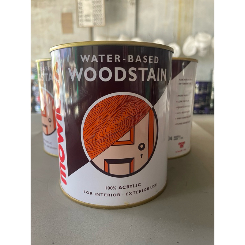 Jual Pewarna Plitur Kayu Mowilex Water Based WoodStain Clear Finish 1L ...