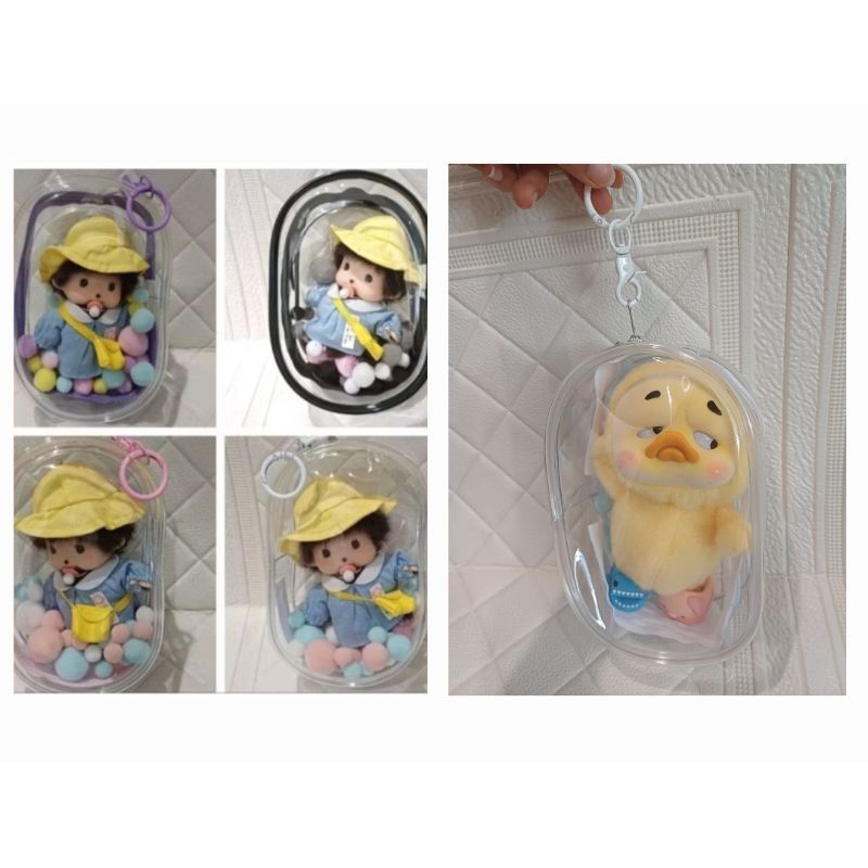 Jual Pouch PVC Labubu / Popmart Crybaby MOLLY // Tas bust Labubu ...