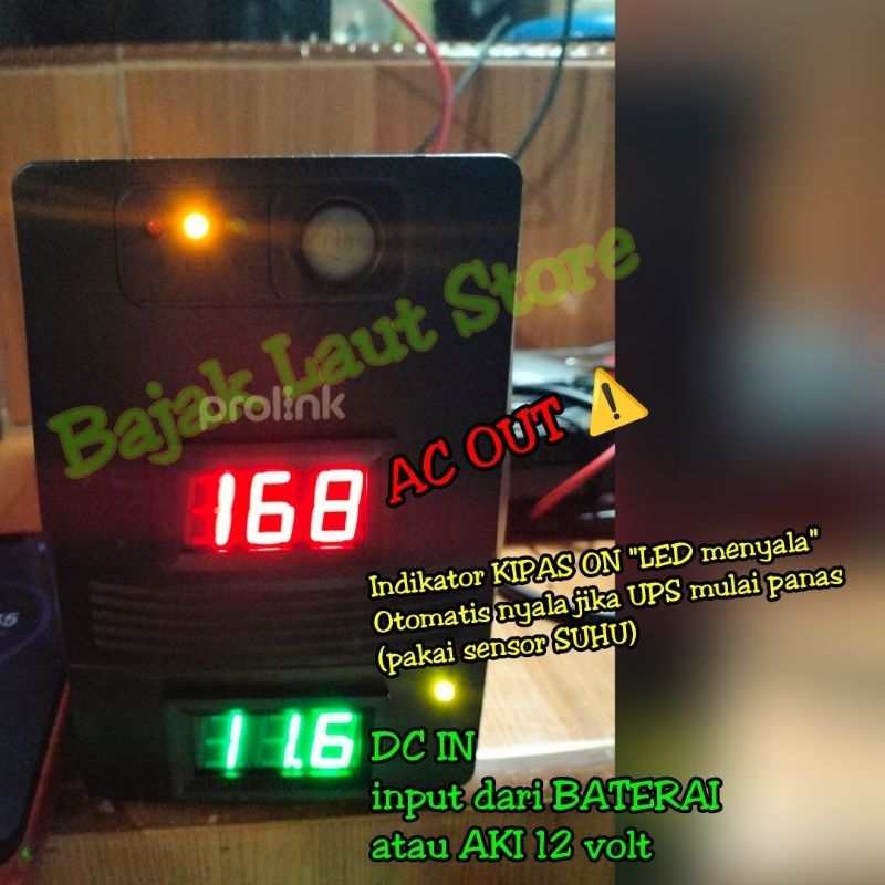 Jual Inverter / UPS Prolink PRO700SFC modifikasi (BEBAS TIMER) + KIPAS ...