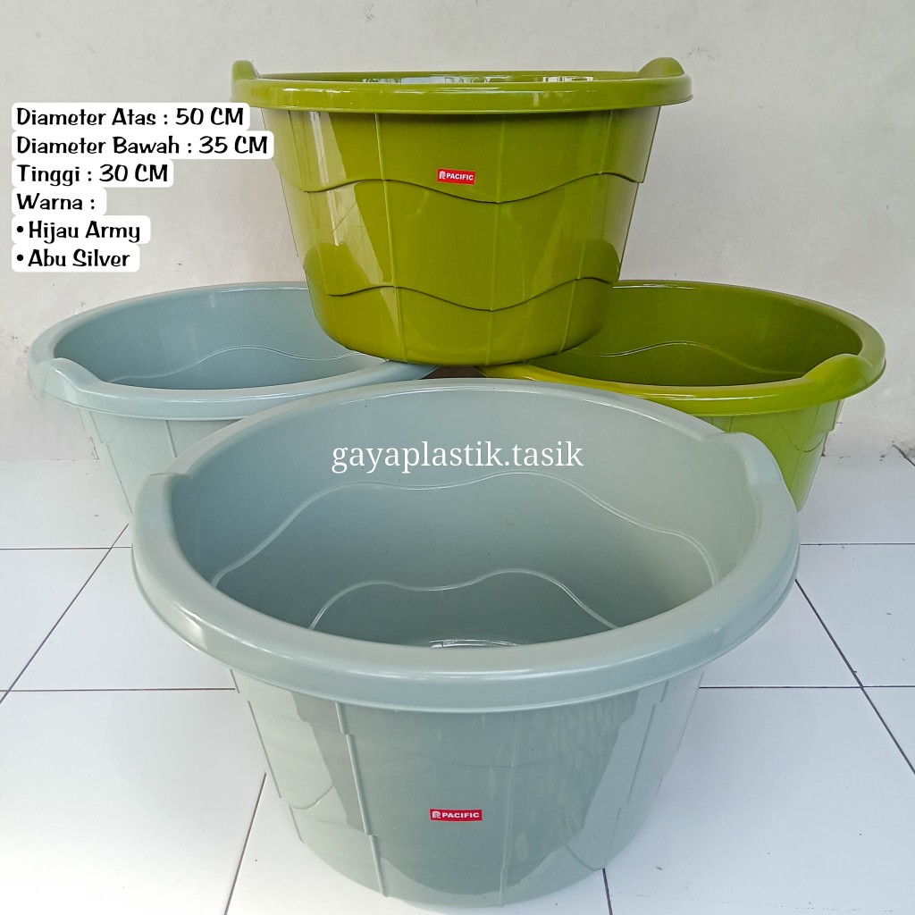 Jual Bak Air Besar Ukuran Jumbo Osaka 45 Liter Ember Bak Mandi PASIFIC ...