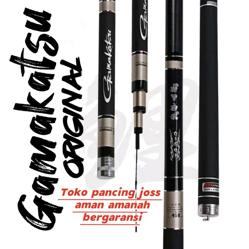 Jual TEGEK GAMAKATSU ORIGINAL IMPORT 360 450 540 630 720 BAHAN CARBON KAKU RINGAN KUAT | Shopee ...