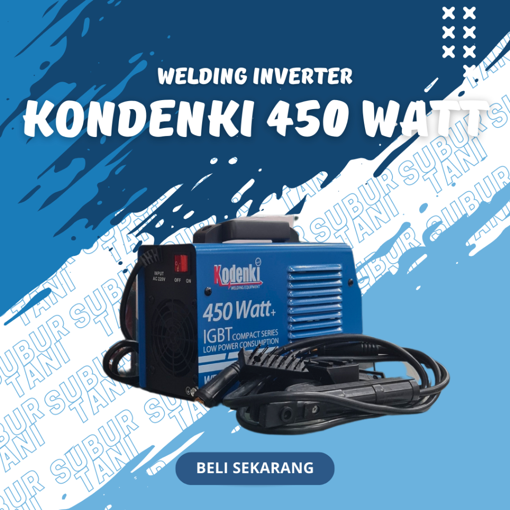 Jual WELDING INVERTER KODENKI 450W/MESIN LAS LISTRIK/MESIN TRAFO LAS ...