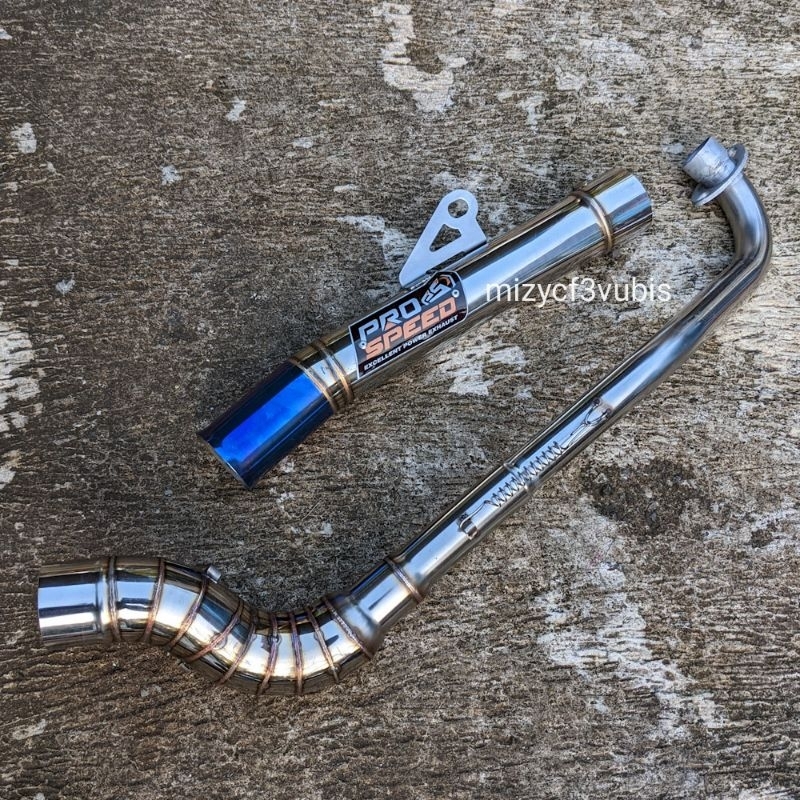 Jual PRO speed Canister open pipe 51mm for Wave 100 110 125 Xrm 100 110 ...
