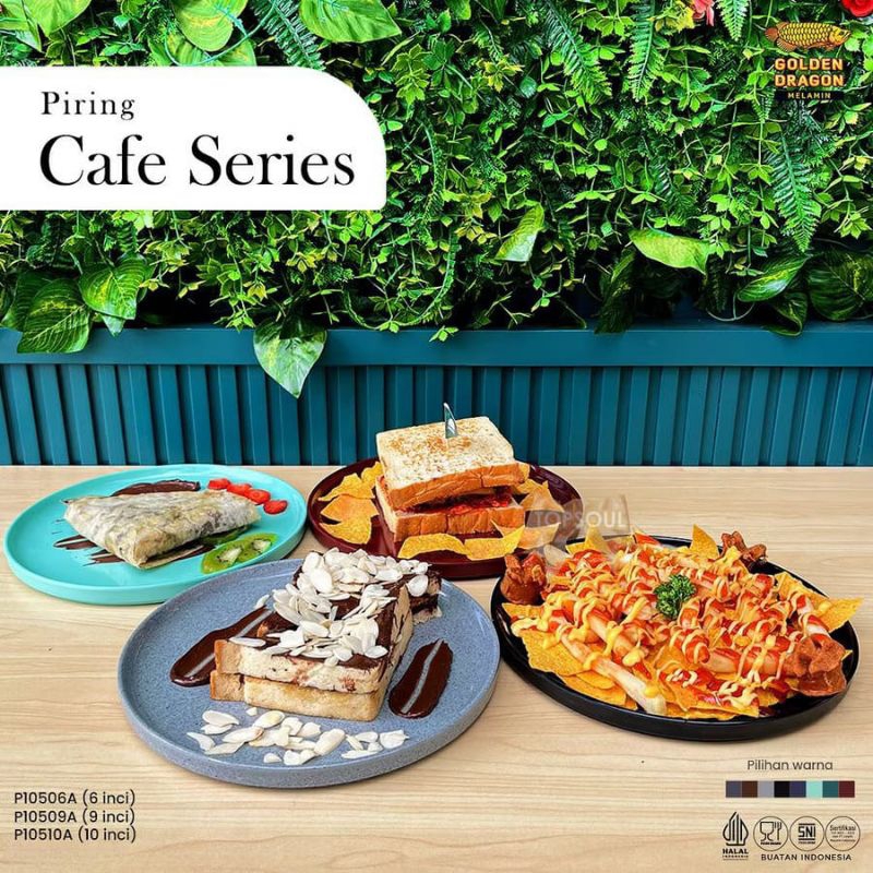 Jual Piring Melamin 9 Inch - Piring Saji - Piring Ceper - Piring Cafe ...