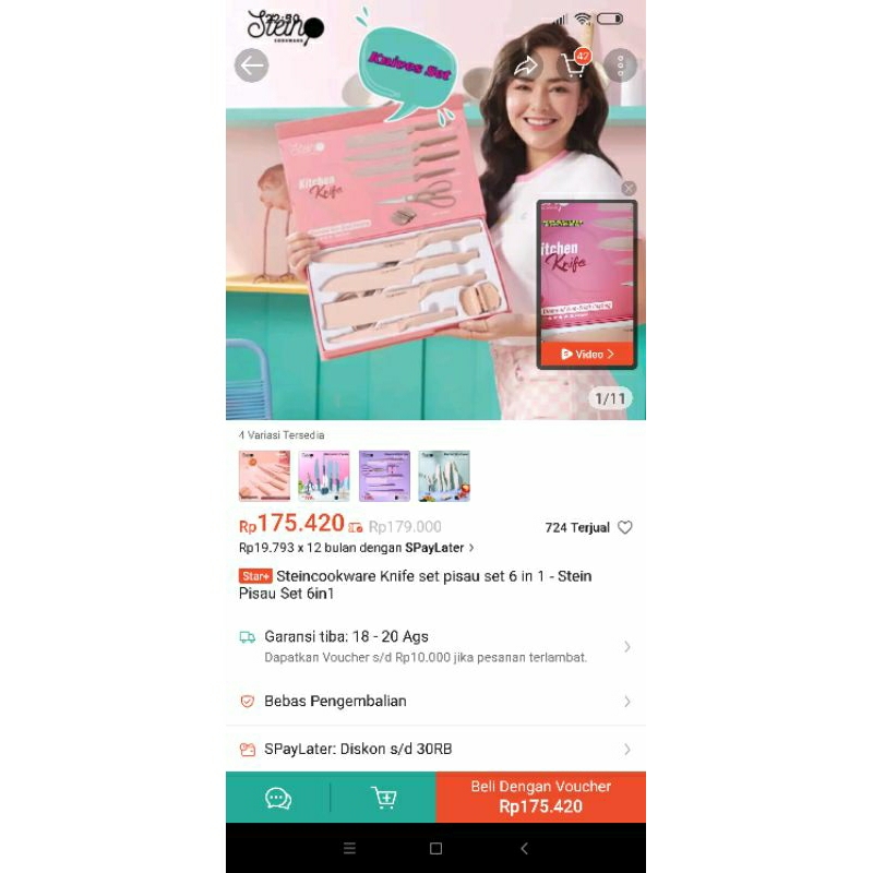 Jual Stain Cookware Pisau 6in | Shopee Indonesia