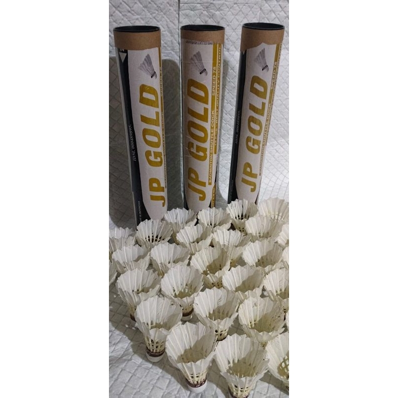 Jual shuttle cock bekas rekondisi, merk JP GOLD, kondisi 80% | Shopee ...