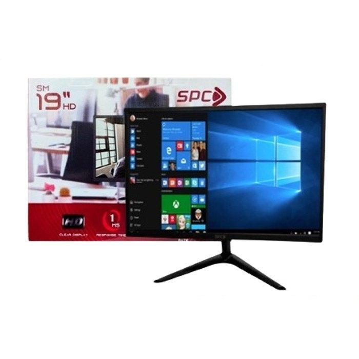 Jual LED MONITOR SPC 19 INCH TYPE SM-19HD GARANSI RESMI 1 TAHUN | Shopee Indonesia