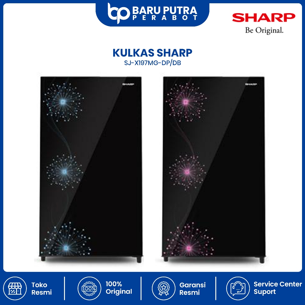 Jual Kulkas 1 pintu SHARP SJX 197 MG DB DP 184 LITER | Shopee Indonesia