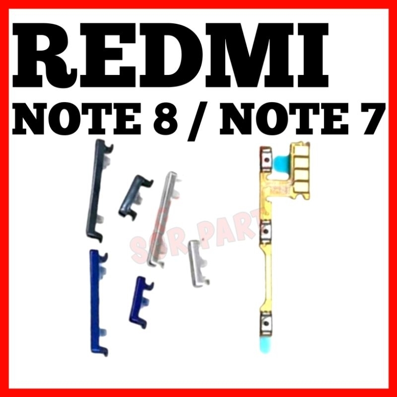 Jual FLEKSIBEL + Tombol Luar On Off + Vol XIAOMI REDMI NOTE 8 Flexible Fullset | Shopee Indonesia