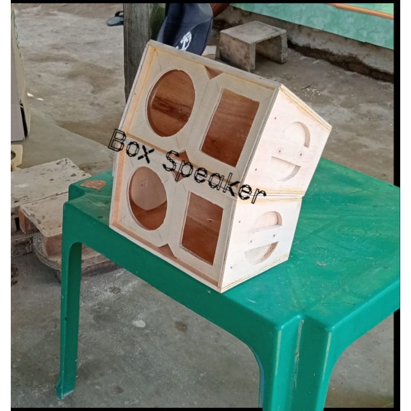 Jual Box speaker 4 inch line array single plus tweeter kotak audax AX65 ...