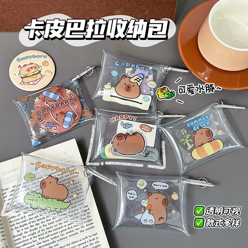 Jual Dompet Koin Capybara Transparan Coin Pouch Capybara Pouch Mini ...