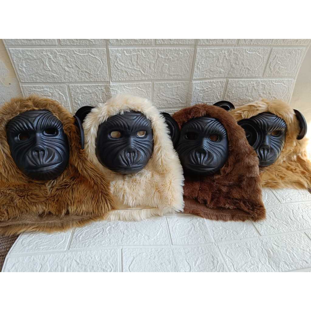 Jual Topeng Singa dan Topeng Monyet / Topeng Macan Anak Dewasa termurah ...