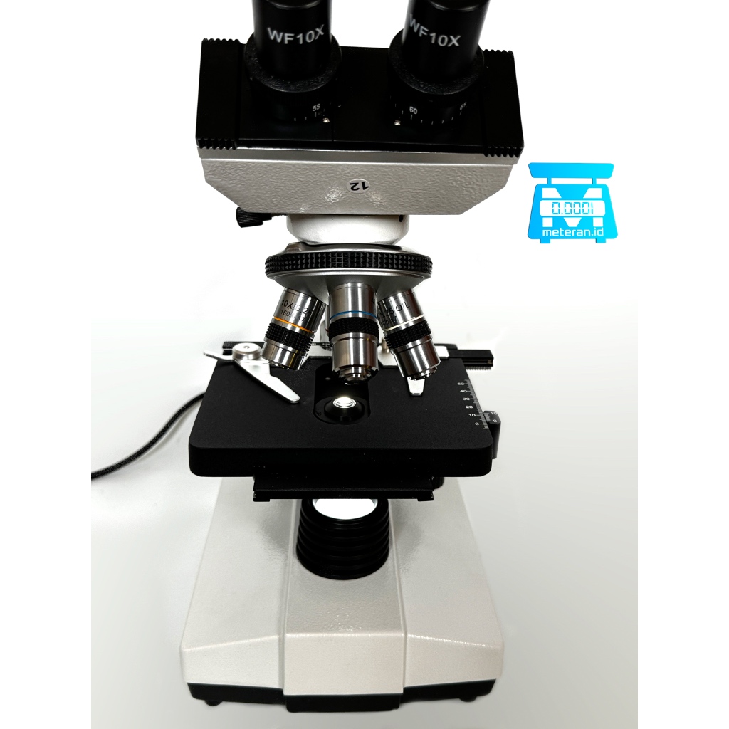 Jual Mikroskop Biologi Binokuler XSZ 107BN LED Putih 3 watt | Shopee ...