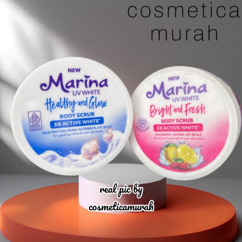 Jual (cu) MARINA BODY SCRUB LULUR MANDI 200 GR - SCRUB EXFOLIATING ...