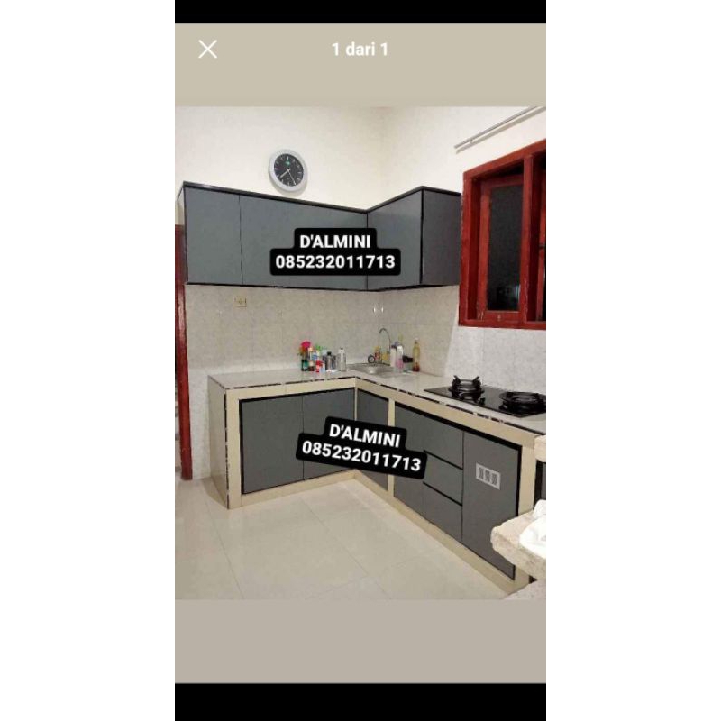 Jual Kitchen Set Aluminium & Acp ( Minimalis ) | Shopee Indonesia