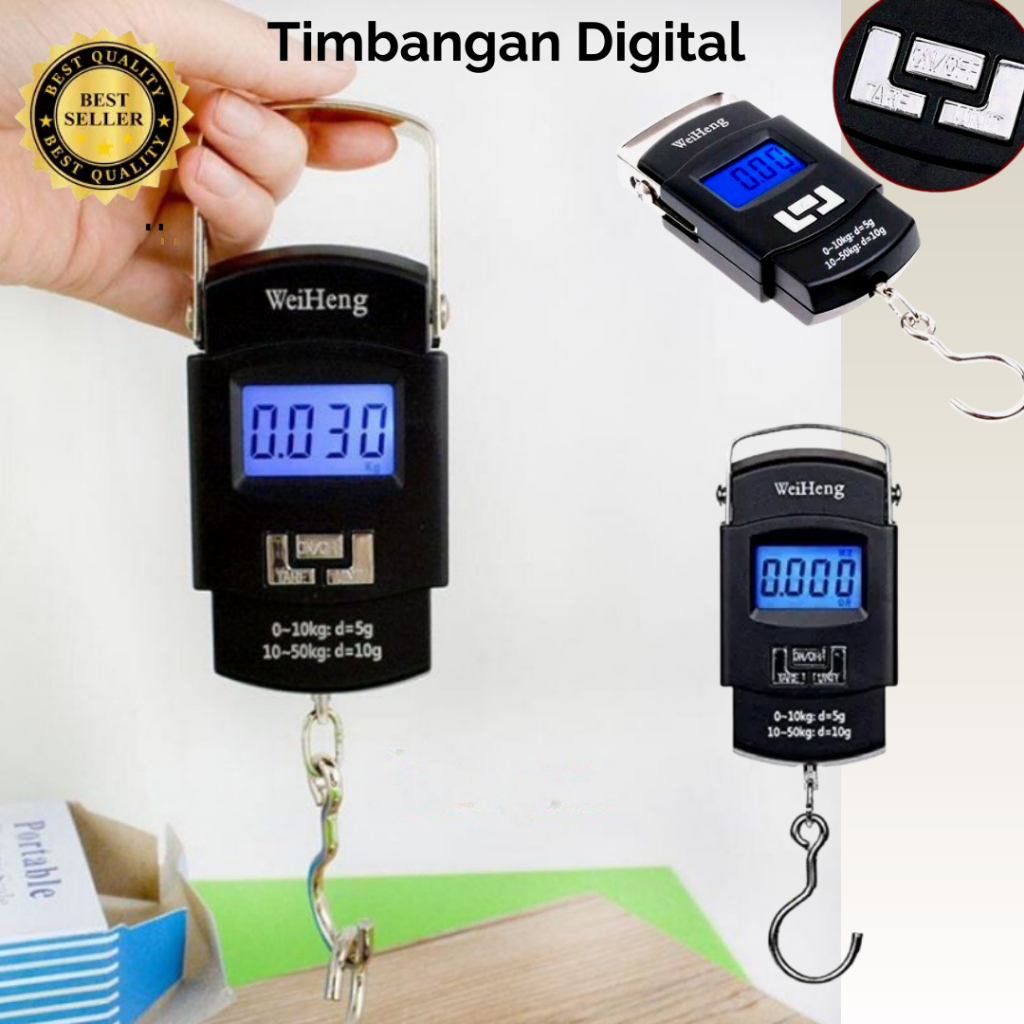 Jual timbangan gantung digital portable scale 50kg berkualitas TIMBANGAN DIGITAL 50 KG Timbangan ...
