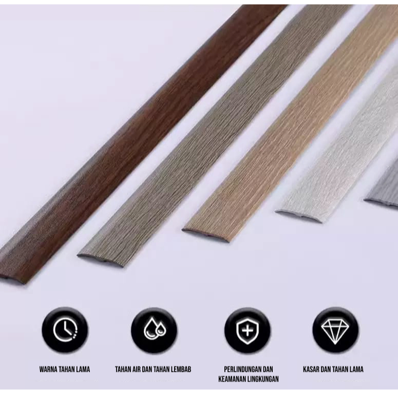 Jual List Plint Lantai WPC 10CM Lis Tembok Parkit Plank WPC Skirting List Lantai Vinyl SPC (LAIV ...