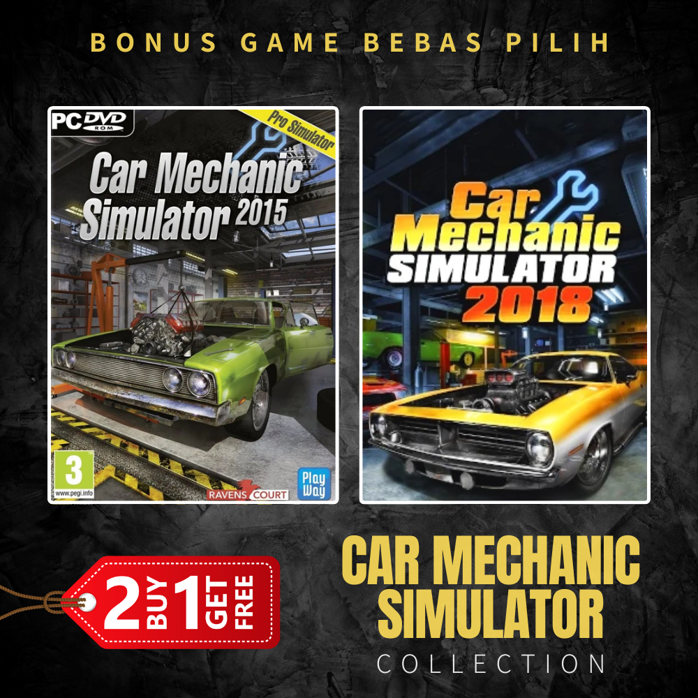 Jual Car Mechanic Simulator Collection Series | GAME PC | BELI 2 GRATIS 1 | Shopee Indonesia