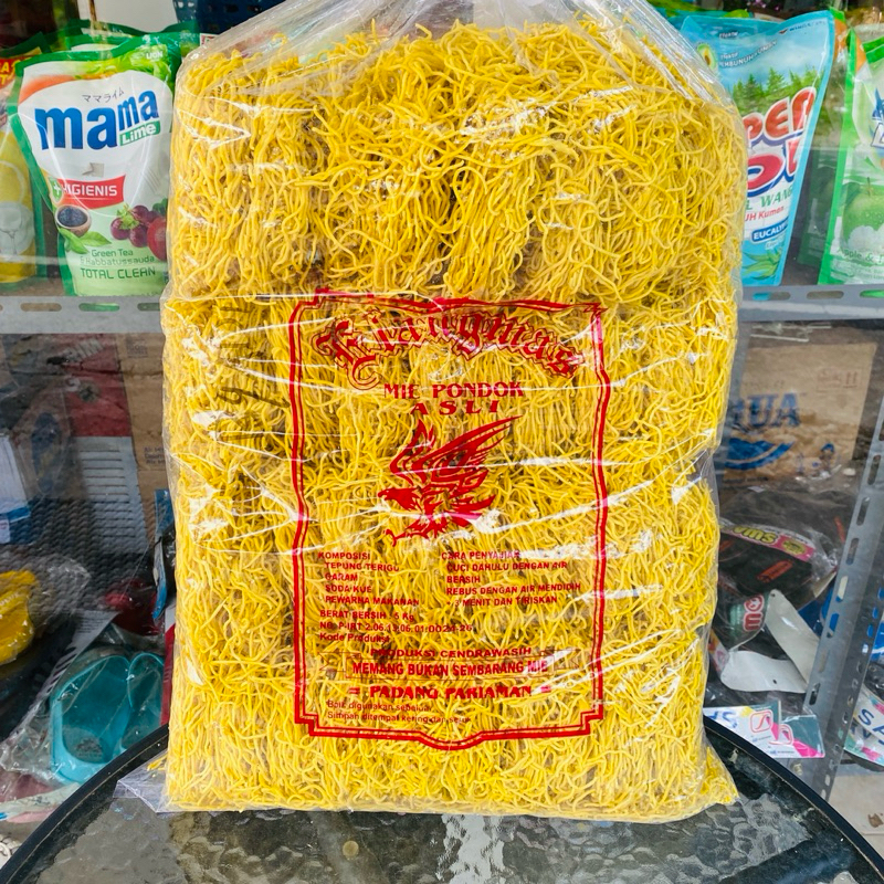 Jual Mie Kuning Asli Padang Merk Pondok Kemasan 1000 gram Murah & Hemat ...
