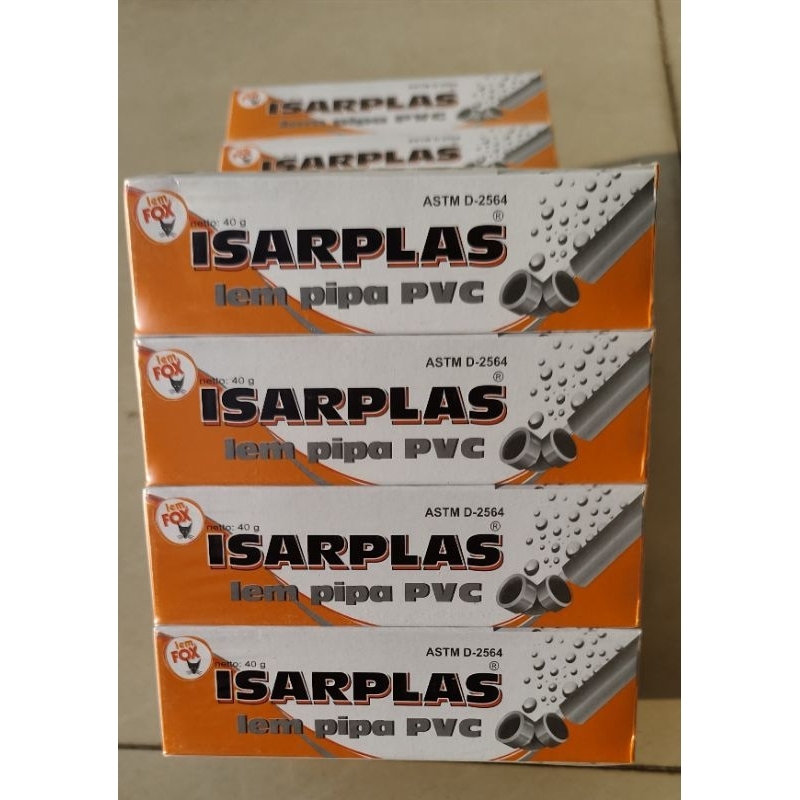 Jual Isarplas lem pvc Tube/lem pipa/Fox/isarplas lem pipa 40Gr | Shopee ...