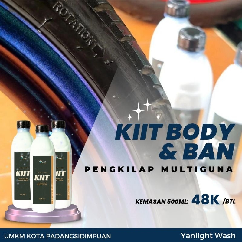 Jual KiiT Pengkilat Body dan Ban Kendaraan 500ml | Shopee Indonesia