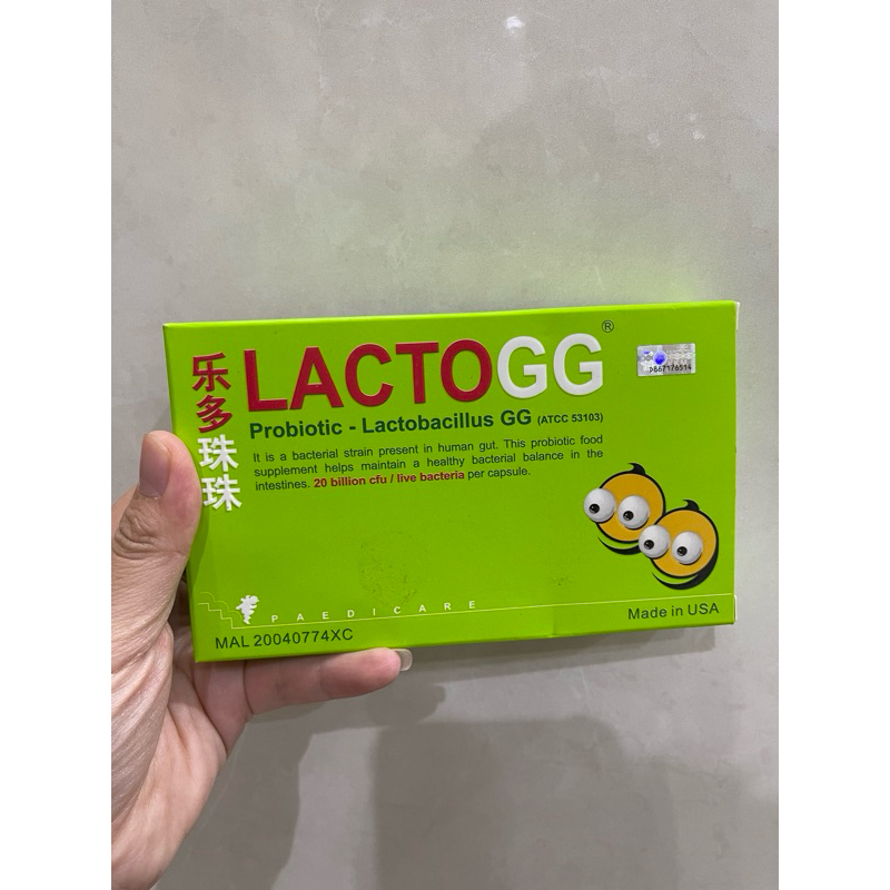 Jual (READY STOCK) Lacto GG Probiotic Lactobacillus 30s LactoGG ...