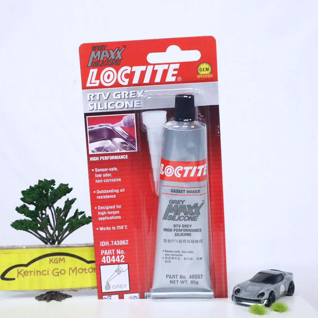 Jual Loctite GreyMaxx 95gr Silicone RTV Sealer Lem Gasket Maker Perekat ...