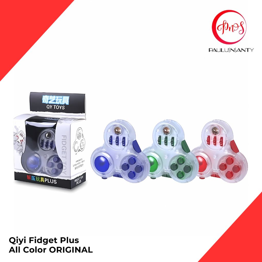 Jual Cube Puzzle Fidget Qiyi Fidget Plus ORIGINAL | Shopee Indonesia