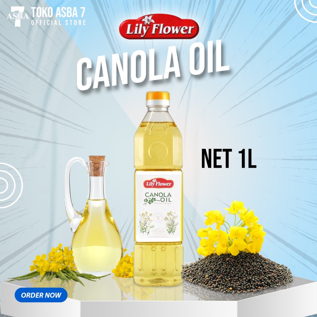 Jual LILY FLOWER CANOLA OIL 1 LITER | Shopee Indonesia