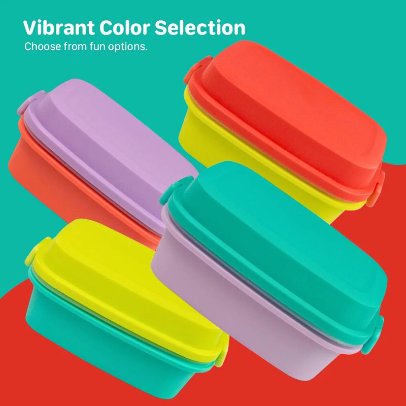 Jual Miniso Lunch box 980ml Bento Box Solid Color / Miniso kotak bekal ...