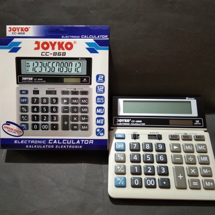 Jual KALKULATOR JOYKO CC-868 12 DIGIT SETARA SDC-868 | Shopee Indonesia