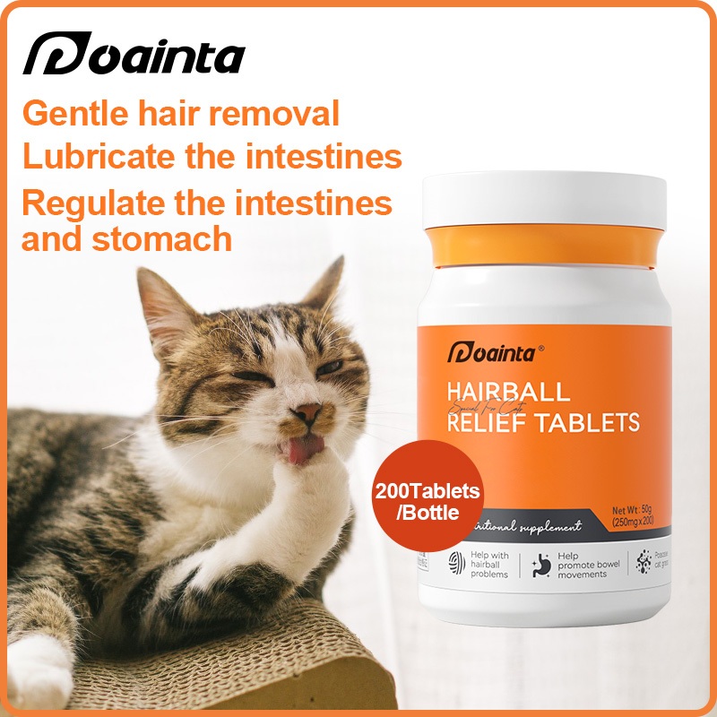Jual [Pengiriman cepat]PUAINTA 200Tabs Hairball Hero Vitamin Hairball ...