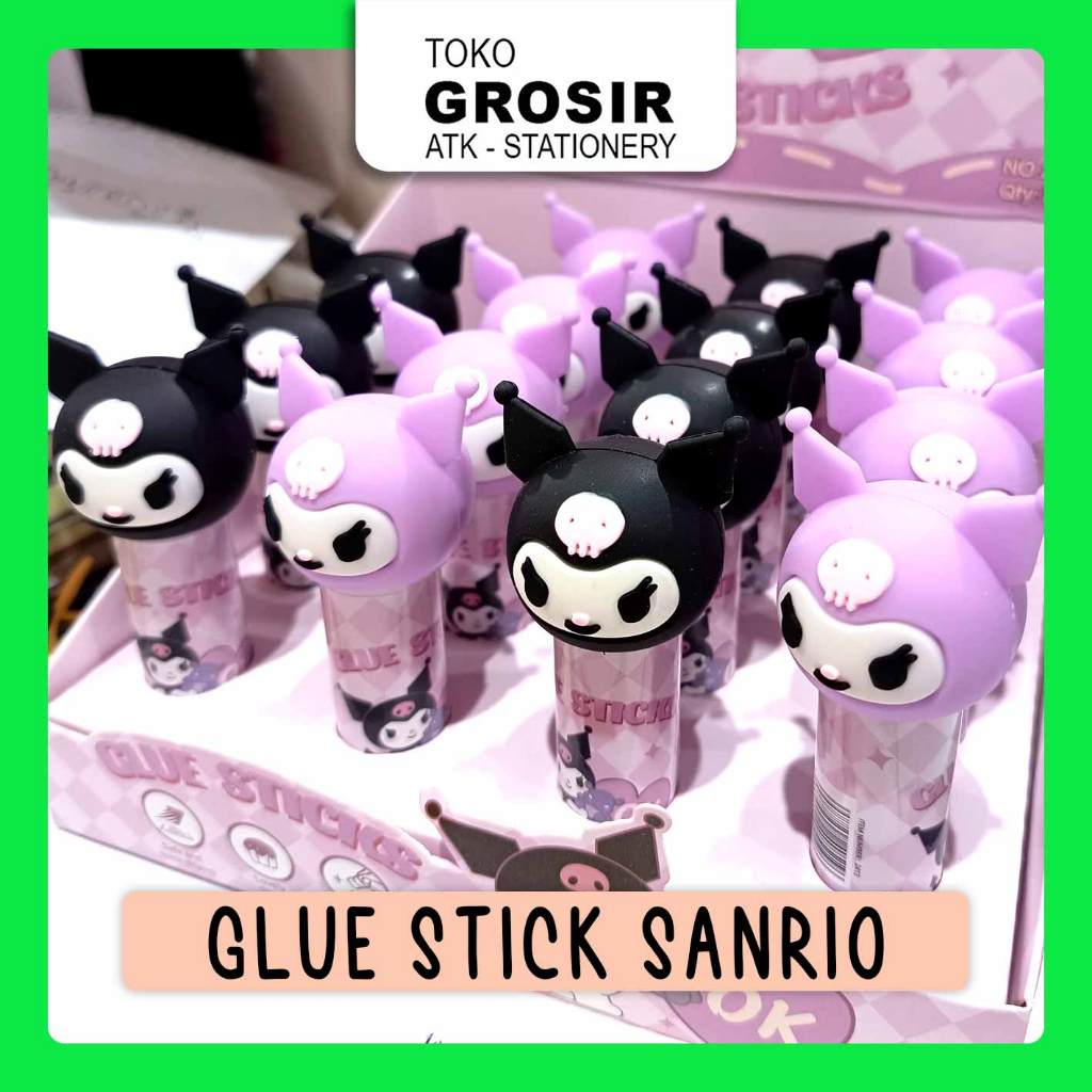 Jual LEM STICK ANAK 3D KUROMI GLUE STICK SANRIO KUROMI - 2412 | Shopee ...